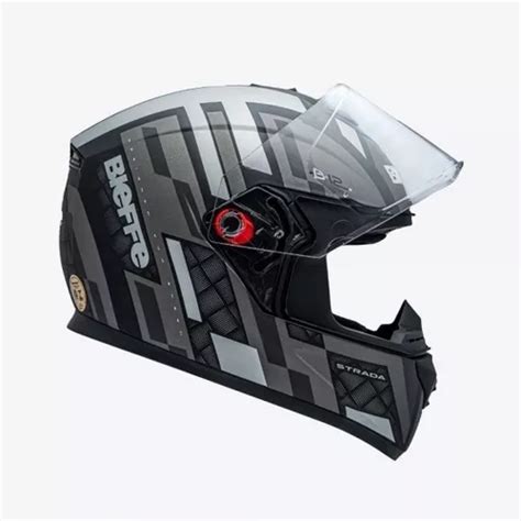Capacete Esportivo Moto Bieffe B Strada C Selo Inmetro