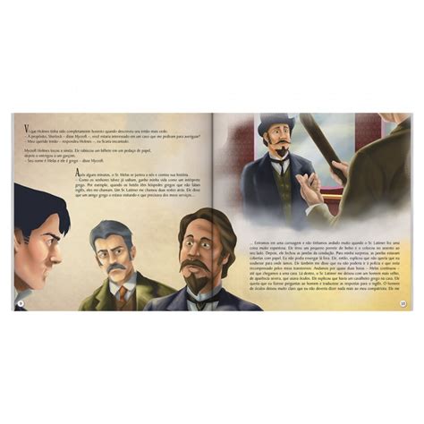 Livro Infantil As Aventuas de Sherlock Holmes O Intérprete Grego Todo