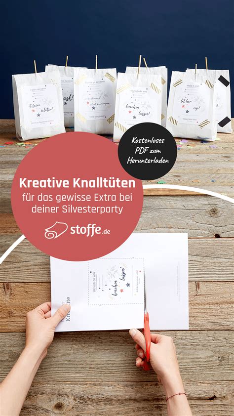 DIY Knalltüte Silvester party Silvesterparty Geschenke silvester
