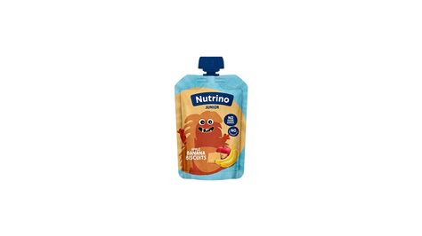NUTRINO Junior voćni pire jabuka i banana sa keksom 100g Cenoteka