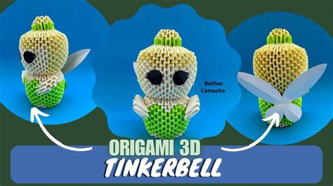 Tinkerbell Tutorial En Origami 3D Bethoz Camacho YouTube