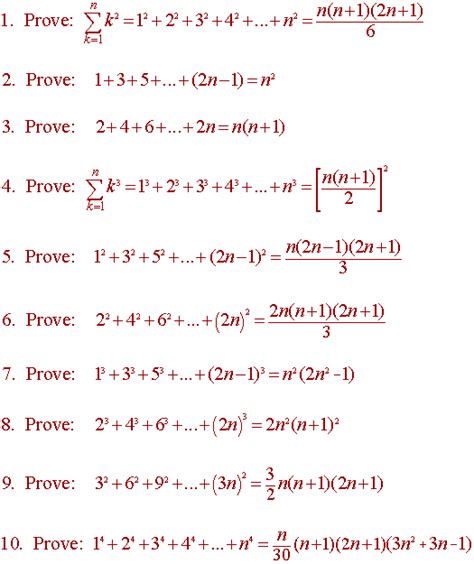 proof by induction