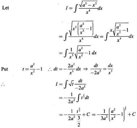 indefinite integral worked examples exercise with answers integral calculus