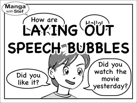 Laying Out Speech Bubbles Manga With Stef