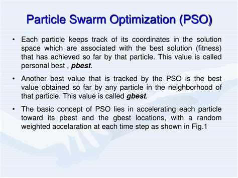 ppt particle swarm optimization pso powerpoint presentation free download id 318911