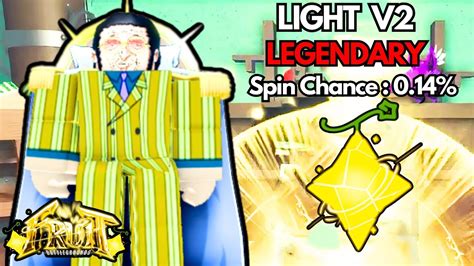 I Became Kizaru Using The NEW LIGHT V2 FRUIT In Fruit Battlegrounds