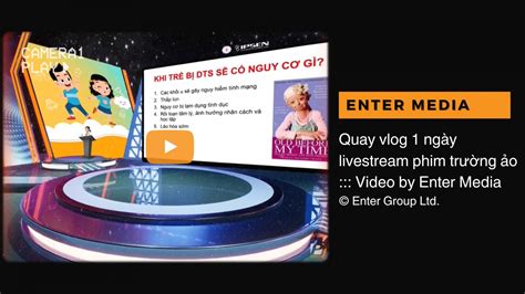 Quay vlog 1 ngày livestream phim trường ảo