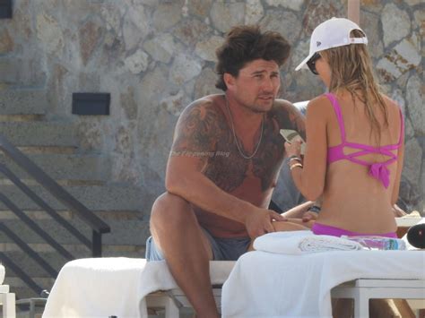 Christina Haack Looks Hot In A Pink Bikini On The Beach In Cabo 48