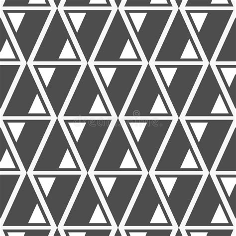 geometric vector pattern repeating triangle and small triangle on each corner pattern is clean