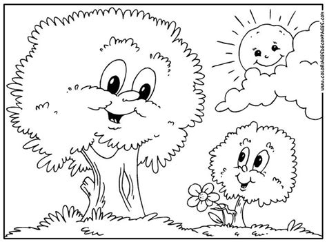 Rbol Naturaleza Dibujos Para Colorear E Imprimir Gratis