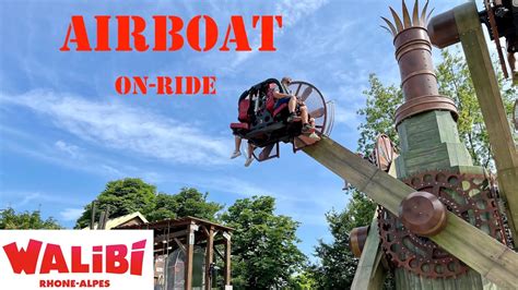 AIRBOAT à Walibi Rhône alpes embarquez et tournoyez comme si vous y