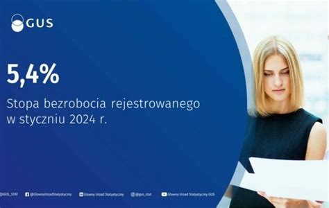Stopa bezrobocia rejestrowanego wyniosła w styczniu 5 4 proc
