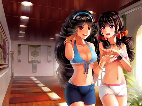 Wallpaper Anime Clothing Kyanna Delrio Beli Lapran Huniepop Undergarment 2400x1800