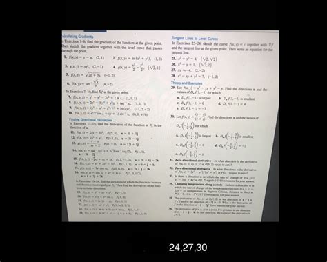 solved alculating gradients n exercises 1 6 find the