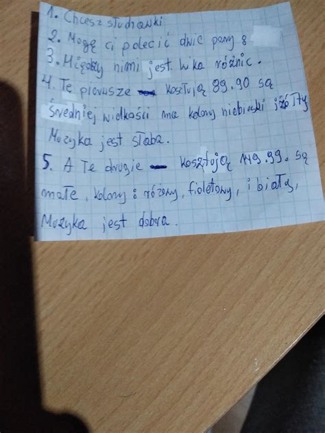 Zadanie w załączniku Proszę o przetłumaczenie i poprawne napisanie zdań