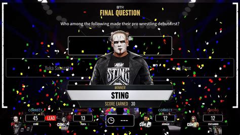AEW Fight Forever Minigames Pop Quiz YouTube