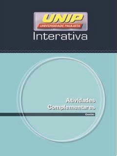 Atividades Complementares Unip Interativa Atividades Complementares