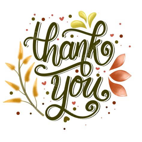 Thank You On Hand Lettering Typography Lettering Calligraphy Png