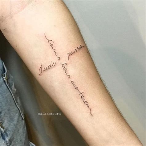 Rafaela Gomes Barbosa Tatuagem Tudo Passa 70 Ideias Repletas De