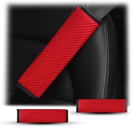 CGEAMDY 2Pcs Auto Seat Belt Cover Breathable Seatbelt Shoulder Harness