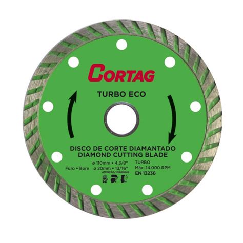 Disco Diamantado Contínuo Eco Verde Cortag