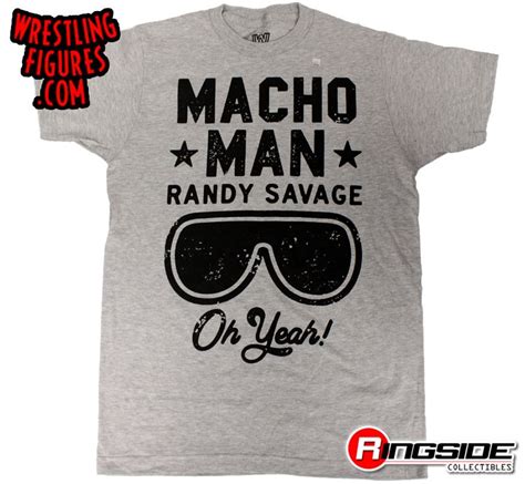 Macho Man Randy Savage Oh Yeah Adult WWE Wrestling T Shirt