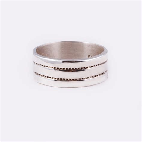 Sterling Chased Ring RG 0329 Carlosdiazsilver