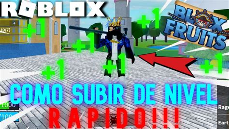 Como Subir De Nivel Rapido En Blox Fruits Roblox YouTube