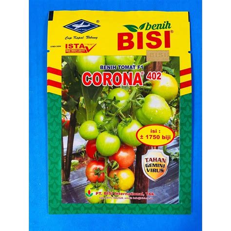 Jual Benih Tomat Hibrida F1 CORONA 402 Dari CAP KAPAL TERBANG Isi