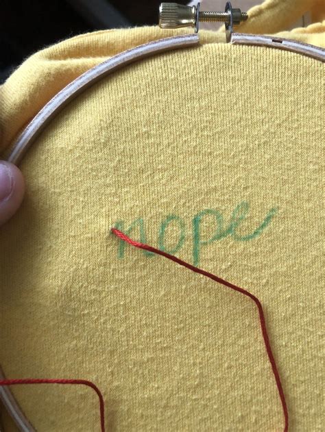 How To Embroider Words Onto Clothing Stitch Sayings Crewel Ghoul