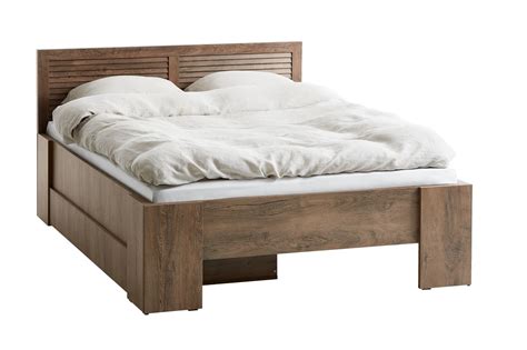 Cadru pat MANDERUP 140x200 stejar sălbatic JYSK