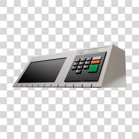 Urna Eletrônica Elemento 3D PNG Transparente download Designi