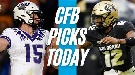 College Football Free Picks Tcu Vs Colorado Ncaaf Picks And