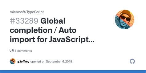 Global Completion Auto Import For Javascript Symbols From Modules