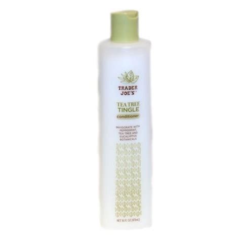 TRADER JOE S TEA TREE TINGLE CONDITIONER WITH PEPPERMINT AND EUCALYPTUS