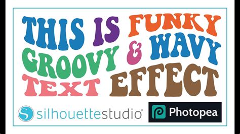 Create Wavy Text For Silhouette Studio Using Photopea YouTube
