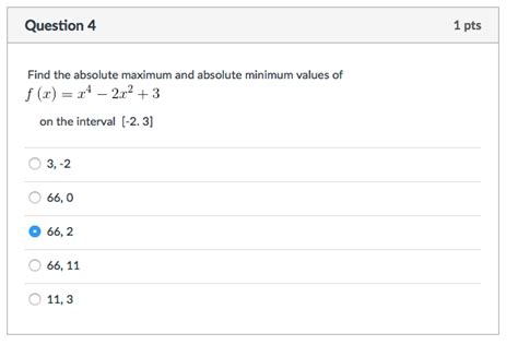 solved find the absolute maximum and absolute minimum values