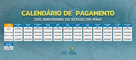 Governo Do Estado Divulga Tabela De Pagamento Dos Servidores Para 2020