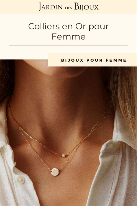Collier Duel Jardin des Bijoux Colliers superposés Colliers Bijoux