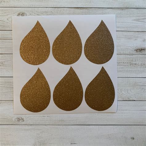 Raindrop Decal Raindrop Sticker Raindrop Vinyl Decal Rain Sticker Rain