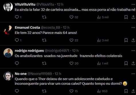 Thor Batista choca aparência e surge irreconhecível aos 32 anos