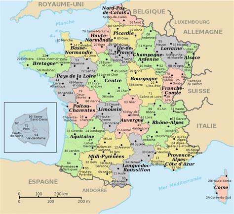 Departement Carte De France Altoservices
