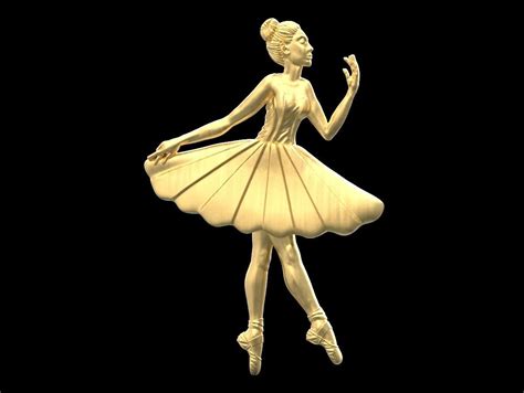 Ballerina Ballet Dancer D Model D Printable Cgtrader