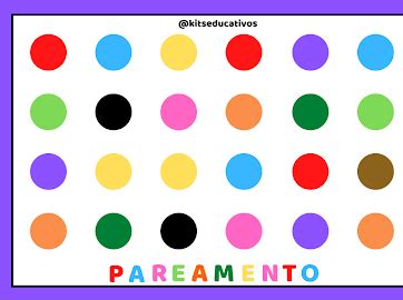 Jogo pedagÓgico percepÇÃo visual cores Artofit