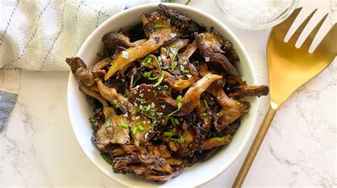 Crispy Seared Oyster Mushrooms Recipe