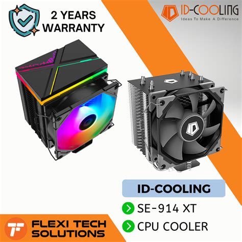 Flexi Tech ID COOLING SE 914 XT Basic ARGB V2 92mm CPU Air Cooler