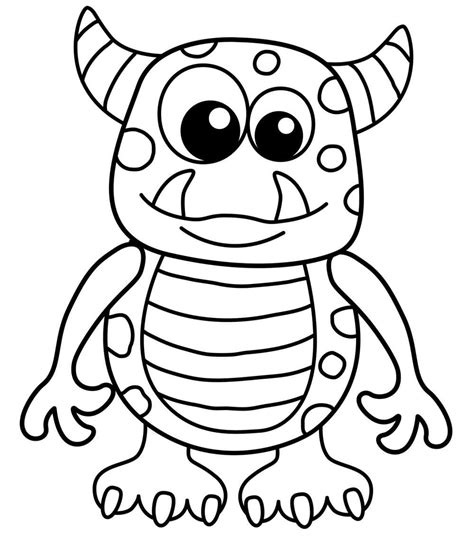 Dibujos De Monstruos Para Colorear 100 Disegni Da Colorare