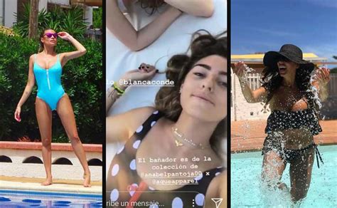 Anabel Pantoja Las famosas se rinden a los bañadores diseñados por ella