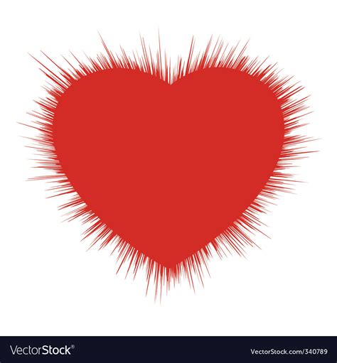 Heart Burst Royalty Free Vector Image VectorStock