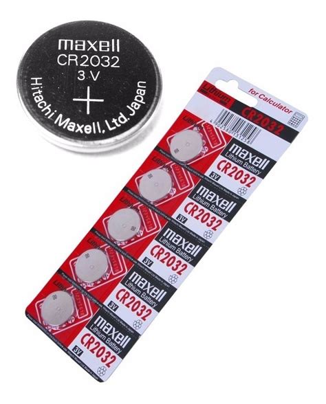 Pack De 25 Pilas Tipo Boton Maxell Modelo Cr2032 3v Mercado Libre